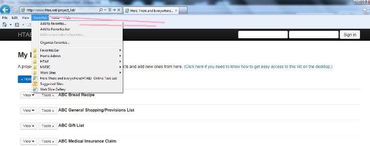 How To Add An Icon, Favourite or Bookmark To The Desktop | Here There ...